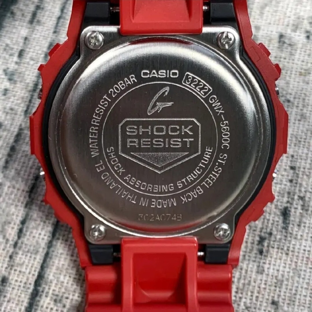 CASIO G-SHOCK G-LIDE GWX-5600C-4JF Tide graph & Moon Data Men's Watch ...