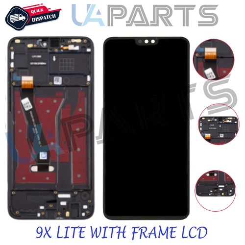 New HUAWEI HONOR 9X LITE LCD Touch Screen Display With Pre-Frame ...