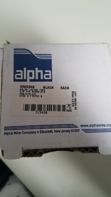 Alpha WIRE Black Nylon Lacing Tape. Size 3, Finish B | eBay