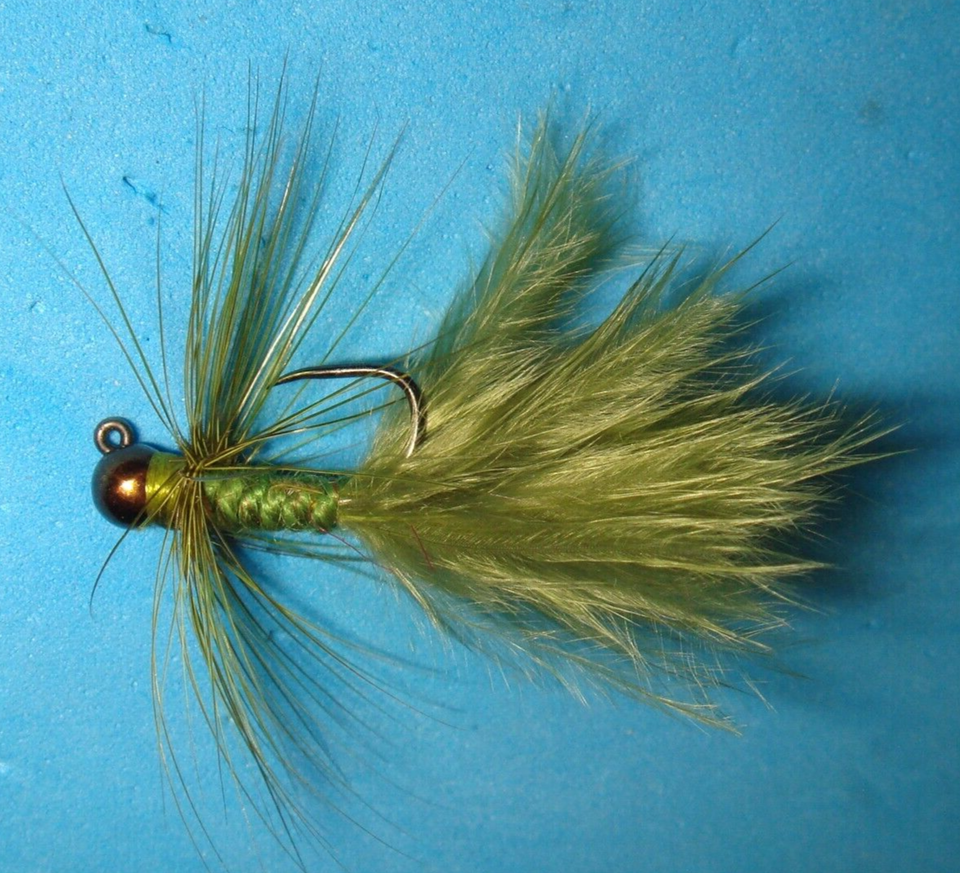 FLY FISHING FLIES - Olive DAMSEL Euro Nymphs (TNG) size #12 (3 pcs.) | eBay