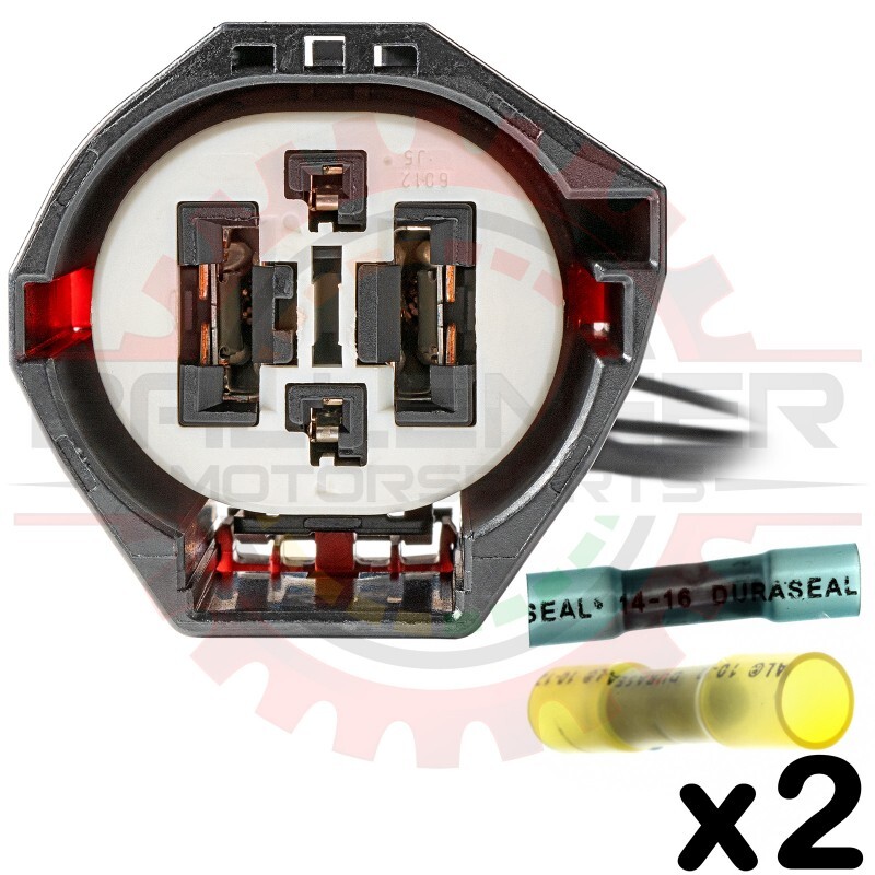 4 Way Hybrid 375+060 Yazaki Connector Pigtail for SPAL PWM Cooling fans ...