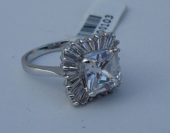 925 STERLING SILVER LADIES WEDDING RING SZ 5 - 9/STUNNING!! | eBay