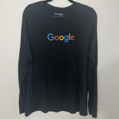 GOOGLE Men's T-shirt Long Sleeves pullover Talla XL | eBay