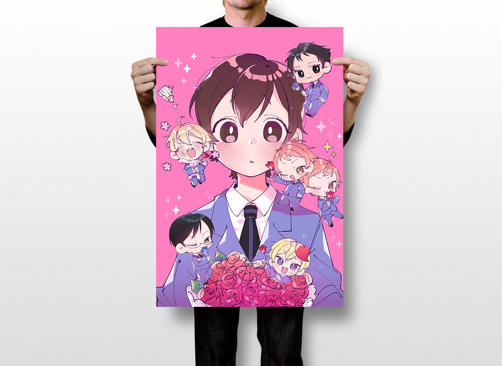Ouran High School Host Club Wall Ouran High School Host Club Wall Art