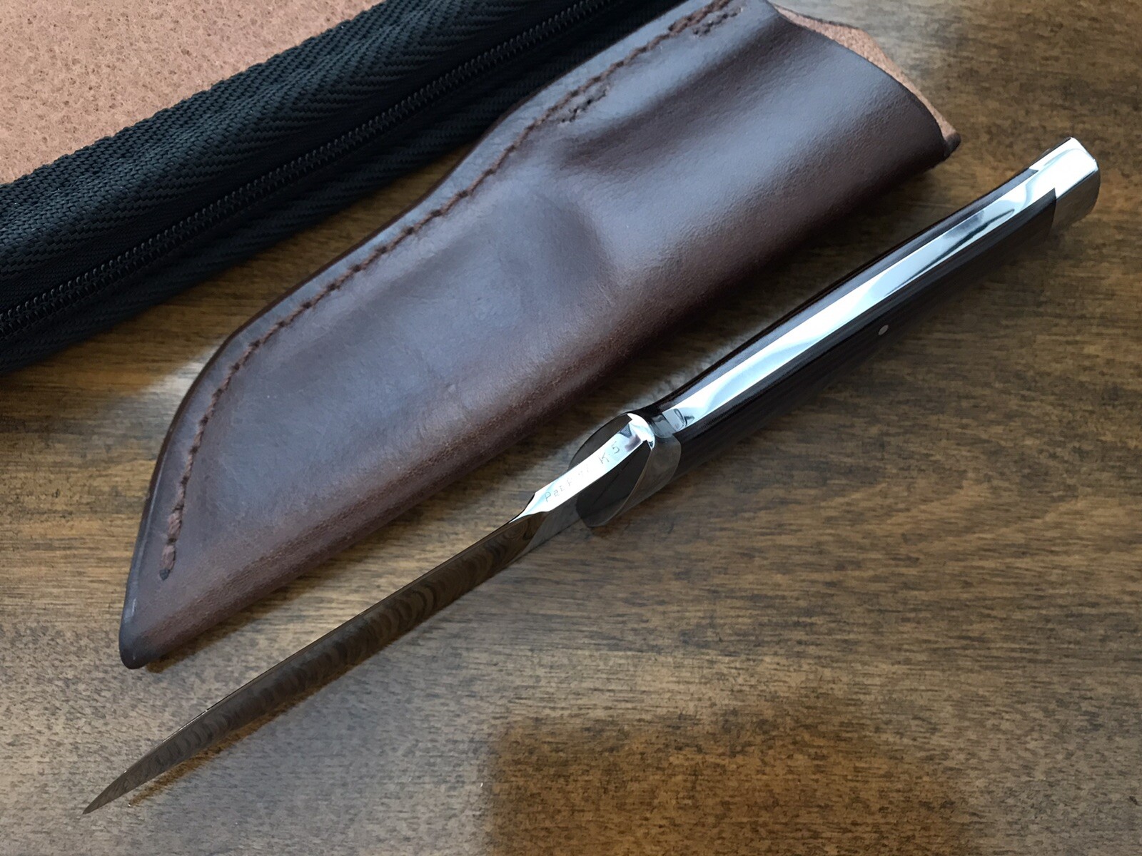 Larry Hendricks Custom Kangaroo Fixed Blade Knife | eBay