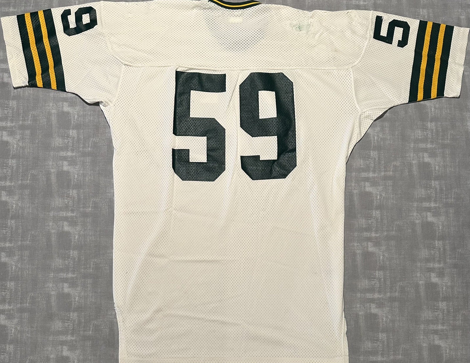 Vintage Sand Knit NFL Green Bay Packers Tom Toner Game Used Football ...