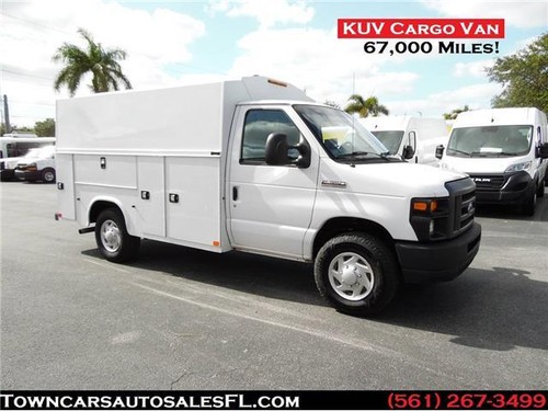 Ford E350 KUV Cargo Van Service Truck Utility KUV Cutaway Van--67K ...