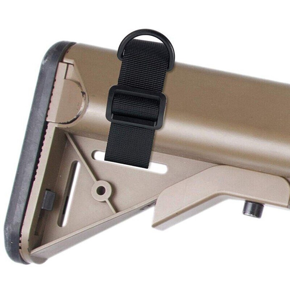 2Pcs Tactical Sling Adapter W/D Ring f/ Rifle Shotgun Attachment Mount ...