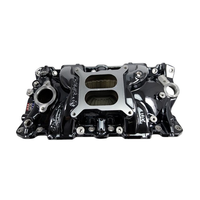 Edelbrock 2701-BP Performer EPS Intake Manifold Small Block Chevy Black ...