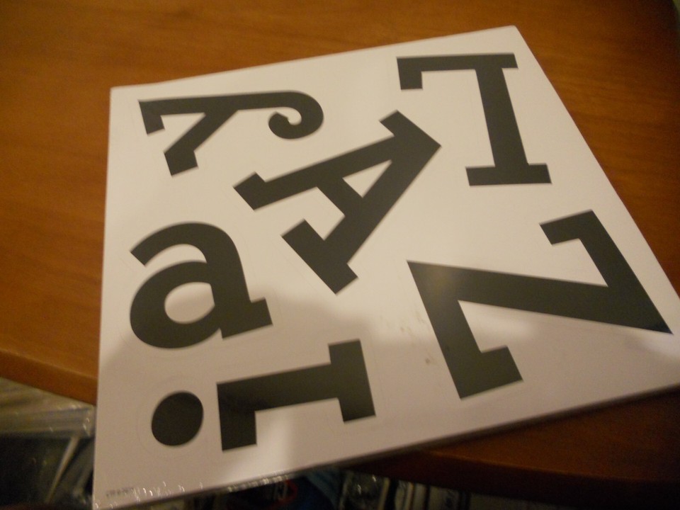 CREATIVE TEACHING Fancy Black 4" Designer 210 Letters PUNCTUATION MARKS ...