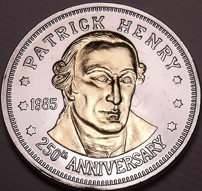 Historic Mint Double Eagle Patrick Henry Commemorative Medallion~Free ...
