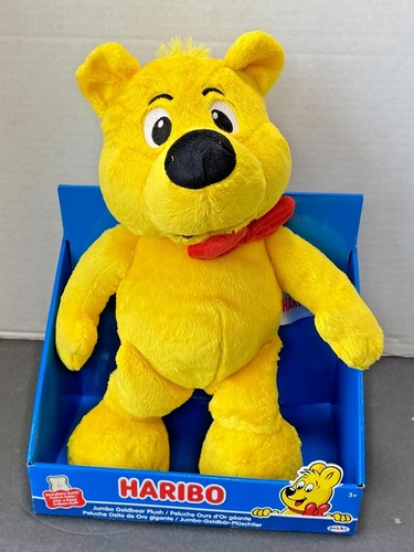Haribo SCENTED Jumbo Goldbear Plush Mascot wearing Bow Tie Stuffed ...