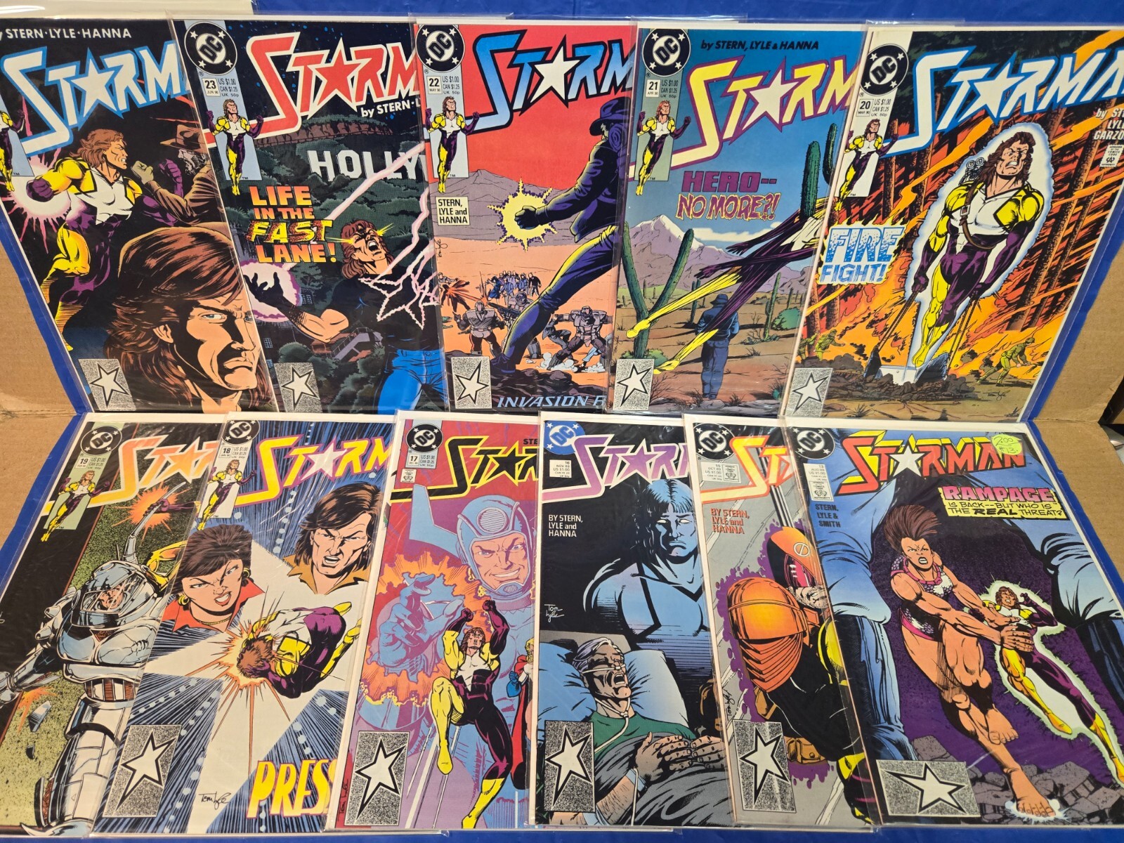 DC STARMAN ACTION / ADVENTURE COMIC LOT of 12: #13, 15-24 STERN, LYLE ...