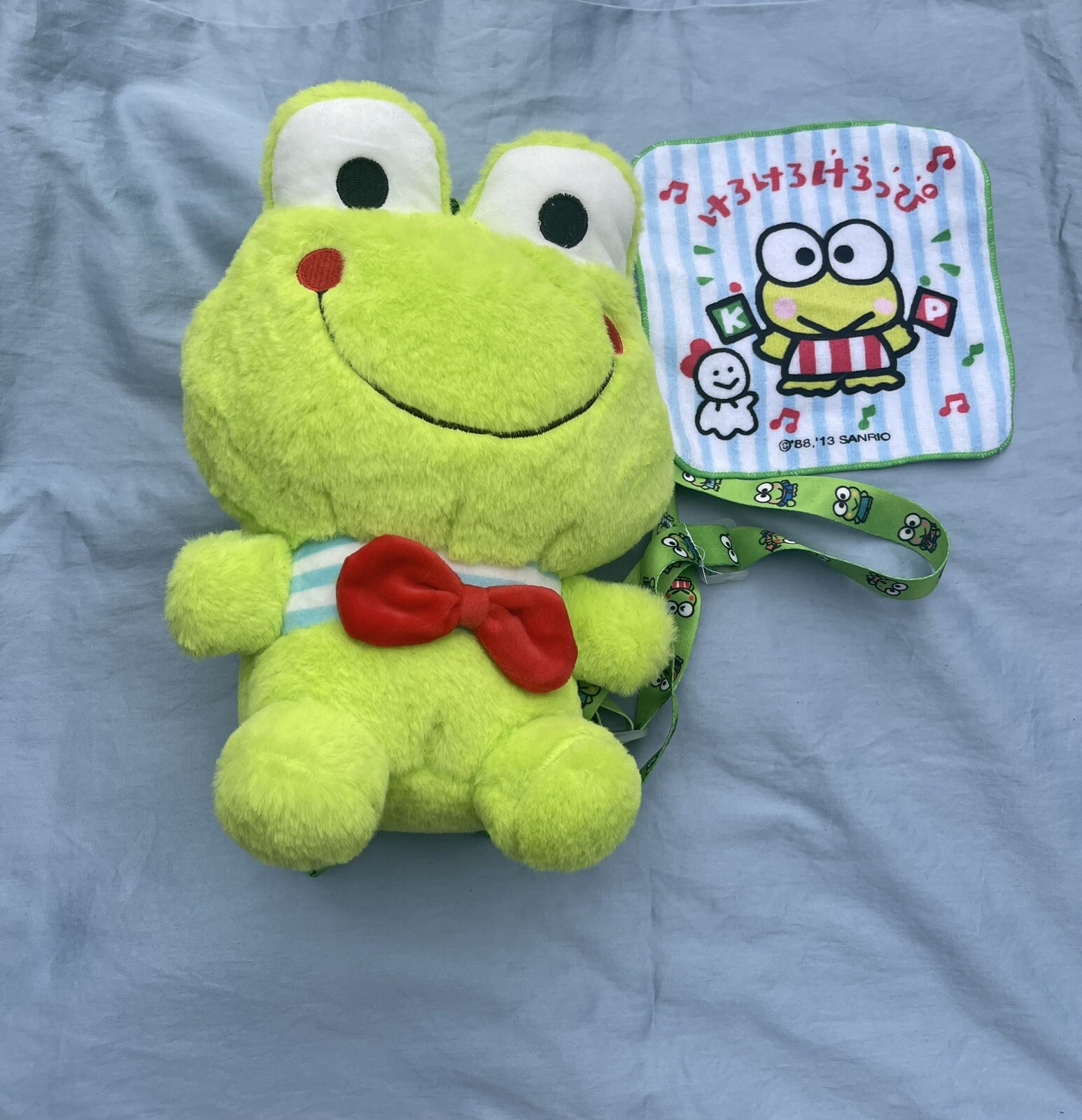 Keroppi Children’s Backpack + Tiny Towel | eBay