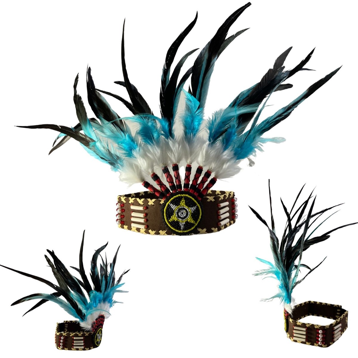 Native American Feather Hat Native American Feather Stock