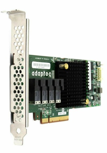 ADAPTEC ASR-71605 SFF8643 16 PORT SAS SATA 6Gb/s HBA/RAID CARD ZFS PC ...
