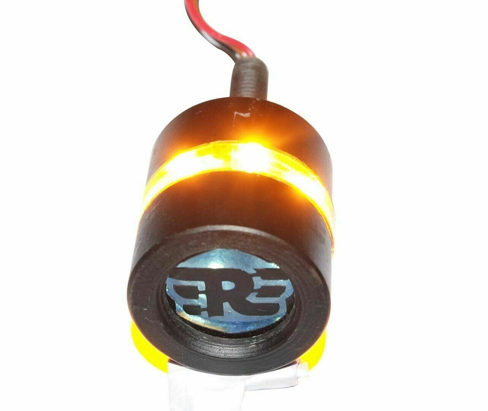 Handle Bar End LED Turn Signal Indicator Light Set Fit For Royal ...