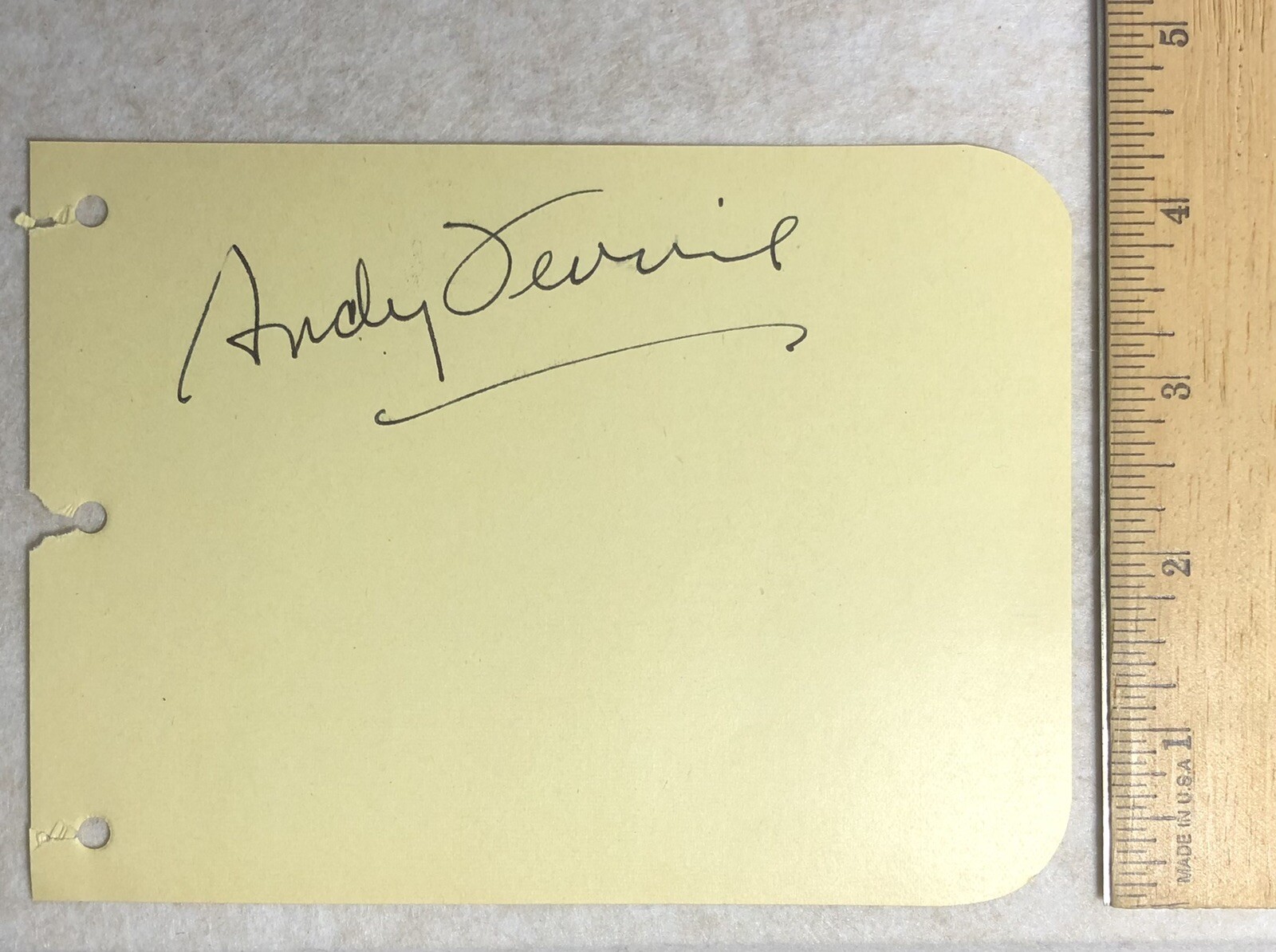 ANDY DEVINE Signed Autograph With Authenticity | eBay