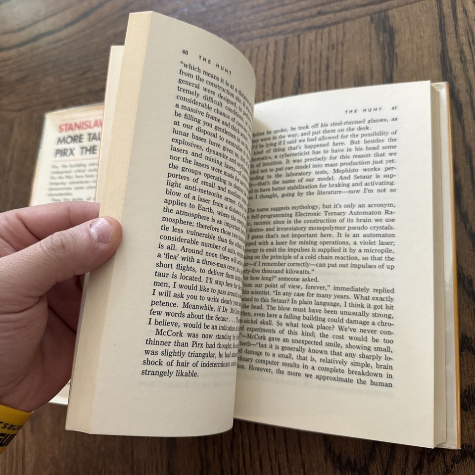 MORE TALES OF PIRX THE PILOT Stanislaw Lem 1st edition Mylar Cover HC ...