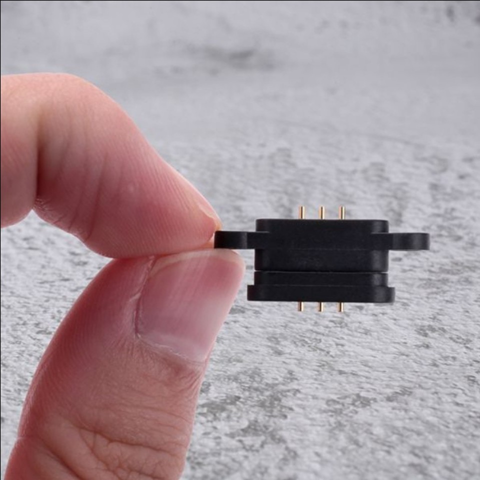 20 Paar 3-Poliger Federbelasteter Magnetischer Pogo-Pin-Stecker, 3 ...