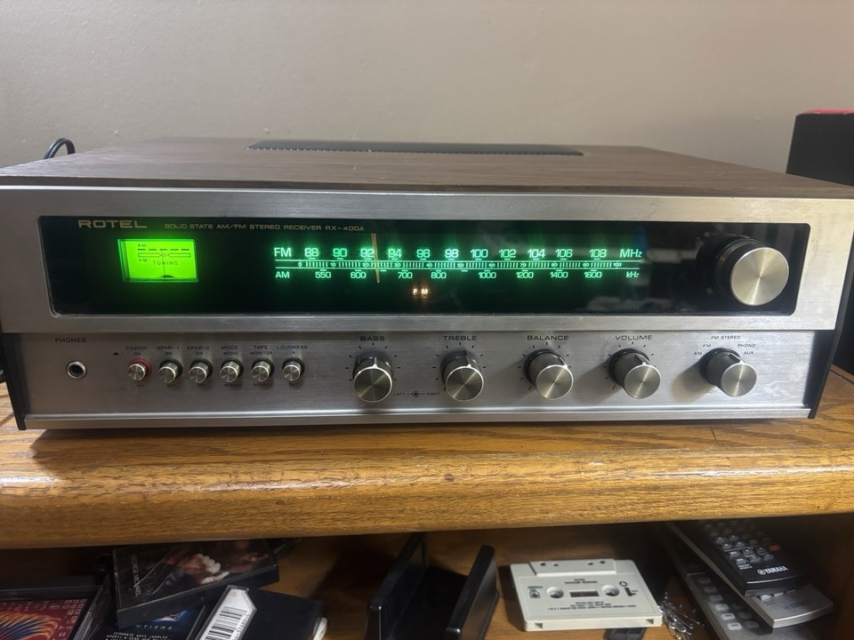 Rotel RX-400A 4CH Stereo Receiver new LEDs Vintage 1973 Used Amplifier ...