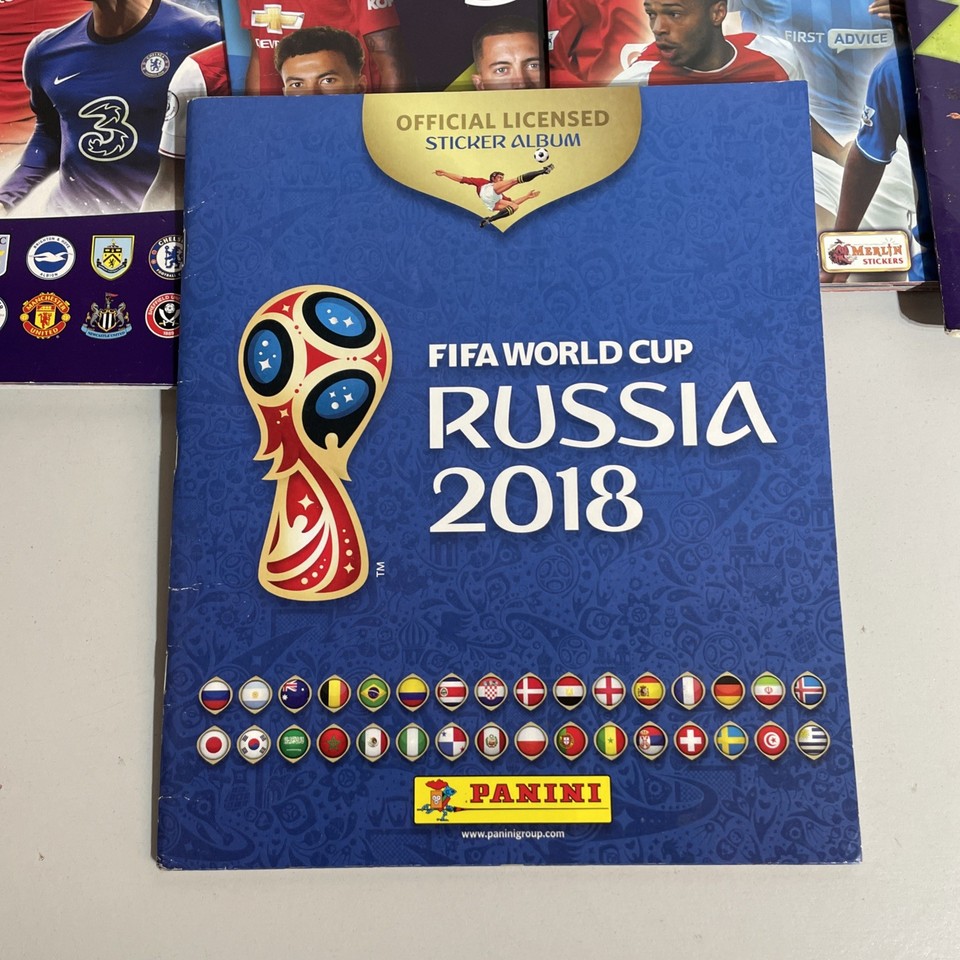 Panini Merlin Football Sticker Album Bundle x10 - All Part Complete (T ...