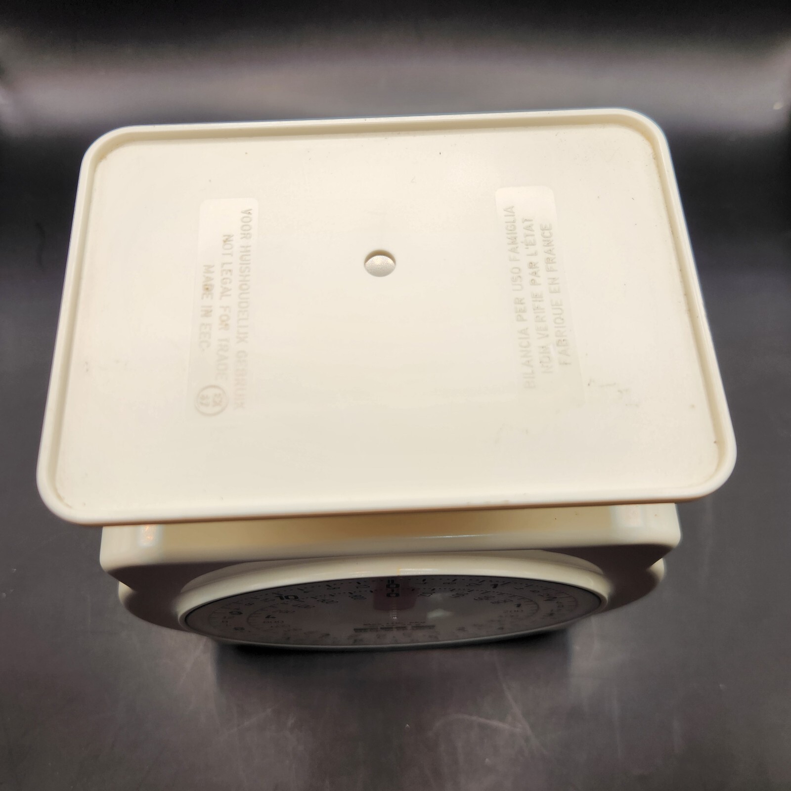 Vintage EKS Analog Spring Kitchen Scale w/ tray made in France Max 11 ...