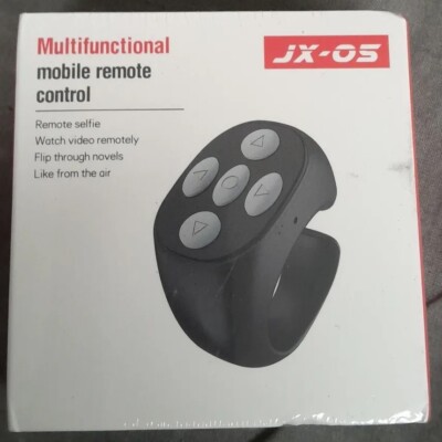 JX-05 Multifunctional Mobile Remote Control, Phone Scroller, Black ...