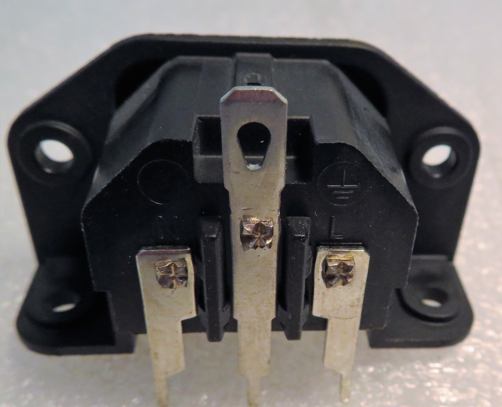 SCHURTER GSP1.8101.1 CONNECTOR, IEC POWER EN1 SCHURTER IEC POWER ENTRY ...