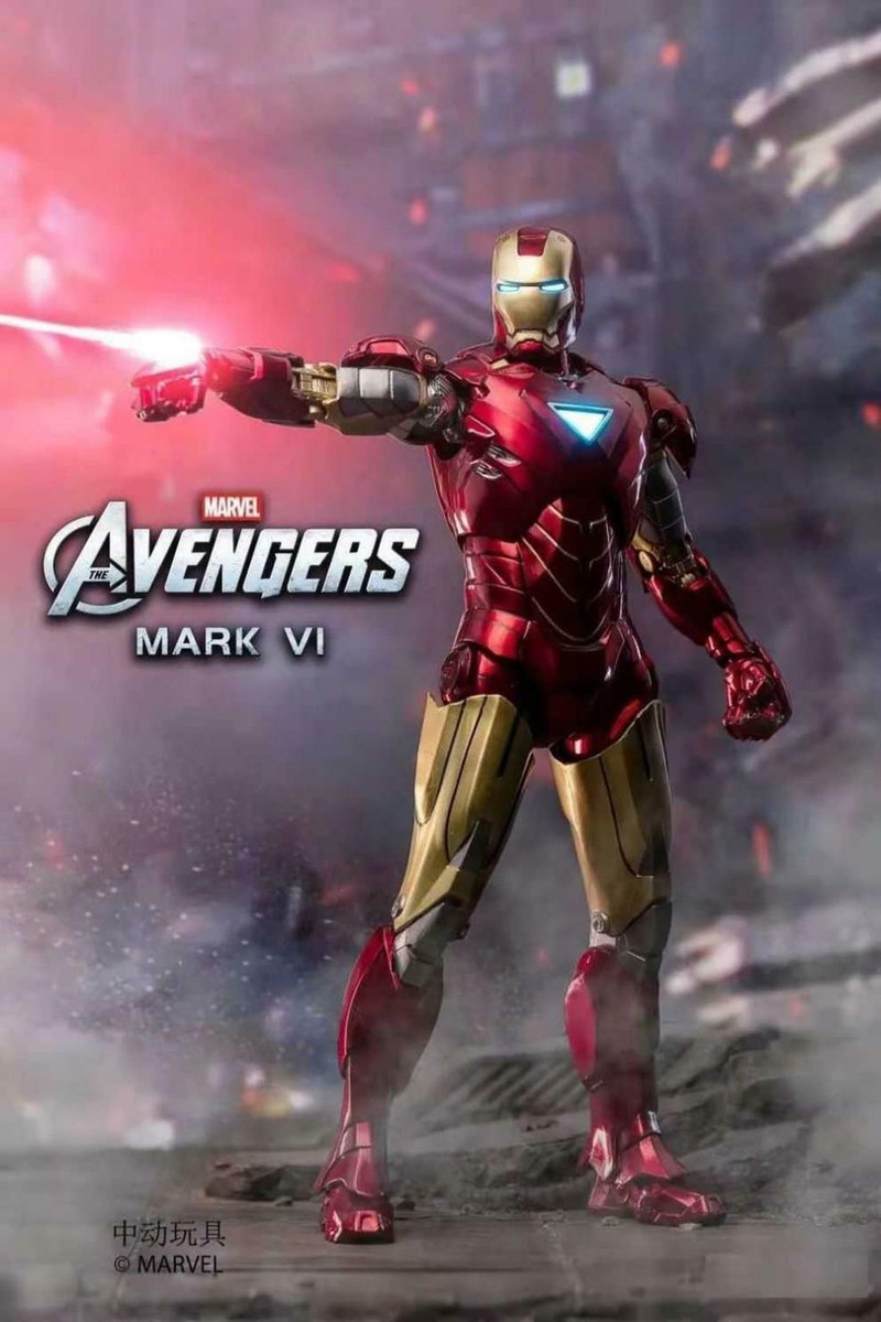 ZD TOYS IRON MAN Mark VI MK6 Marvel Avengers 7 ZD TOYS IRON MAN Mark VI MK6 Marvel Avengers 7