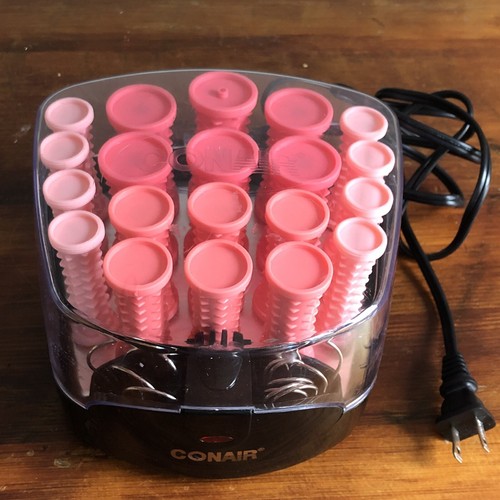 Hair Setter 20 Rollers Ceramic Hot Curlers Instant heat Ionic Conair ...