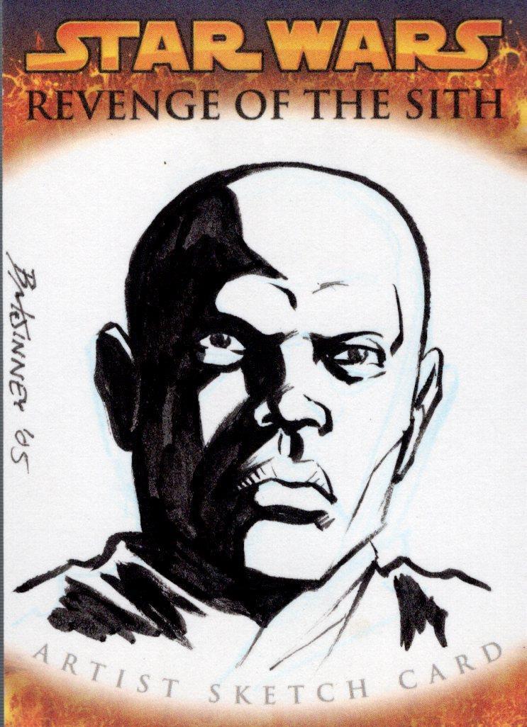 Star Wars Revenge Of The Sith Sketch Card By Brandon McKinney | eBay
