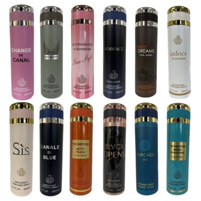 3 X 200ML Designer Fragrances Body Sprays Various Scents Gift Idea ...