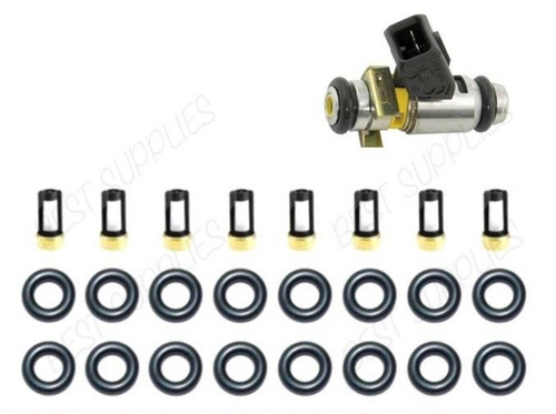 V8 Marine Mercruiser Fuel Injector KIT 861260T Set of 8 Mercury Boat ...