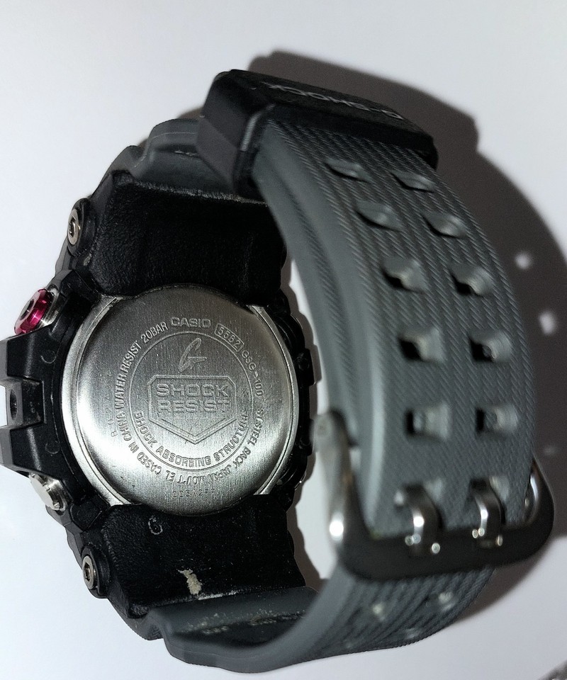 Casio G-shock GSG-100-1A8DR Master of G Series MUDMASTER Solar Gray ...