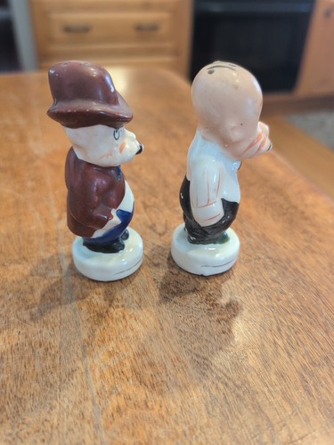 VINTAGE SILENT SAM ADAMSON AND SIDEKICK SALT & PEPPER SHAKERS - JAPAN ...
