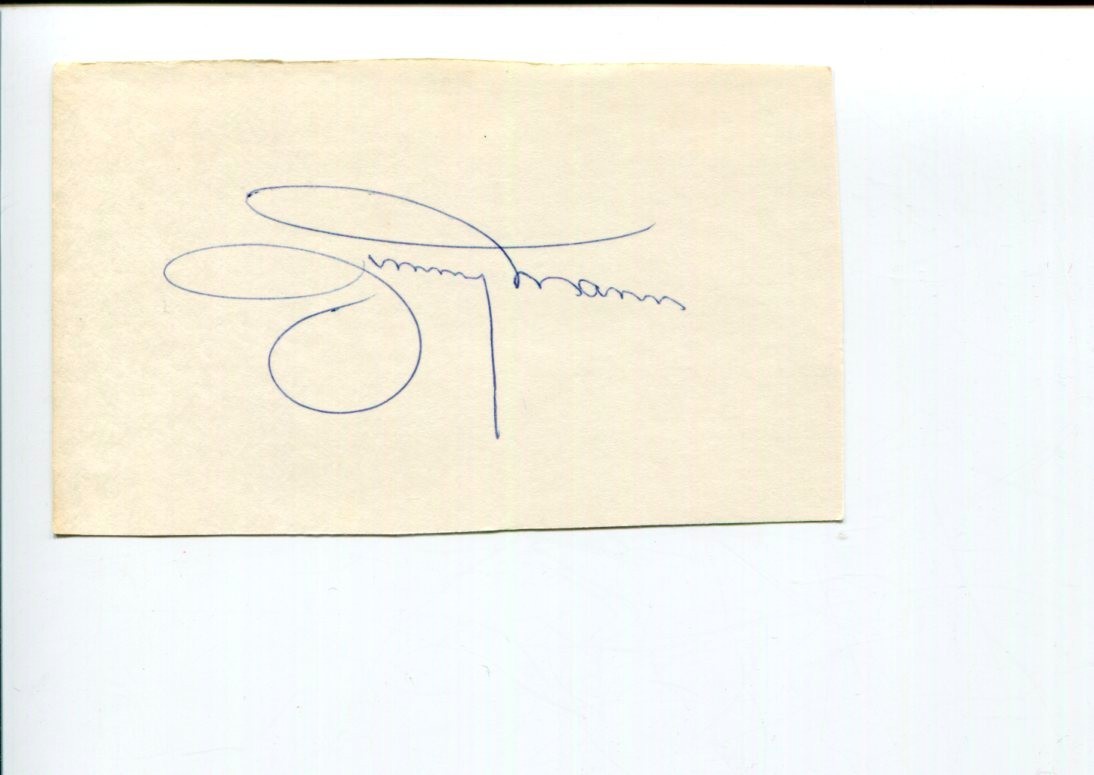 Jimmy Mann Pittsburgh Penguins Winnipeg Jets Quebec Nordiques Signed ...