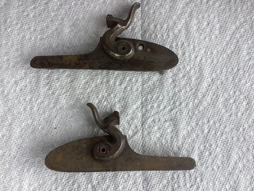 Muzzleloader Double Barrel Shotgun Hammer Lock Side Plate Parts ...
