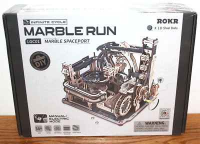 ROKR Infinite Cycle MARBLE RUN LGC01 Marble Spaceport 3D Puzzle, Manual ...