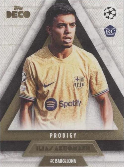 2022-23 Topps Deco UCL - Prodigy Ilias Akhomach for sale online | eBay