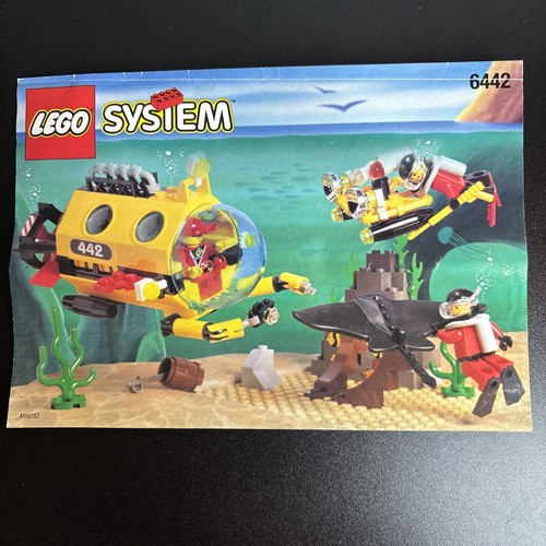 Lego System 6442 Stingray Explorer Instruction/Manual ONLY | eBay