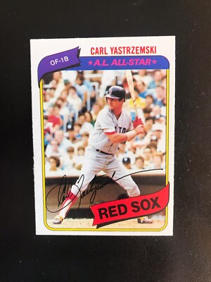 1980 O-PEE-CHEE #365 CARL YASTRZEMSKI HOF BOS RED SOX—TOUGH💥*** (tgcs ...
