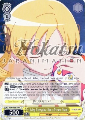 MM/W35-E008 Living Everyday Like a Dream, Mami MM/W35 E008 weiss ...