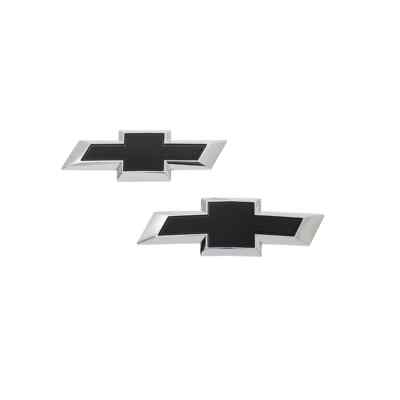 2024-2025 Chevrolet Traverse Front & Rear Black Bowtie Emblem Kit ...