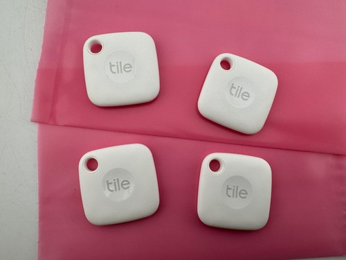 [4-PACK] TILE MATE (WHITE) BLUETOOTH ITEM TRACKER FINDER - [RE-40001 ...