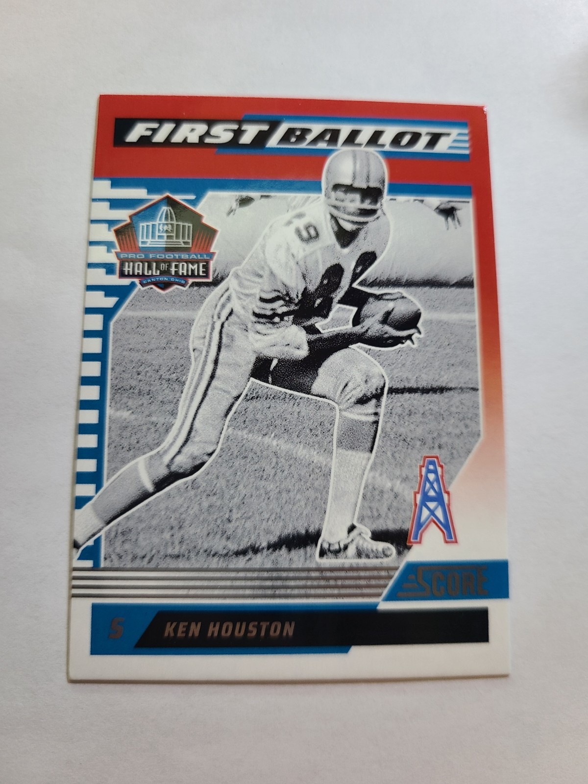 Ken Houston 2025 Panini Score HOF premier bulletin de vote #7 Houston ...
