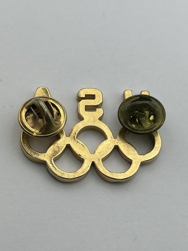 USA Olympics Rings Pin Gold Tone Vintage Multi Color | eBay