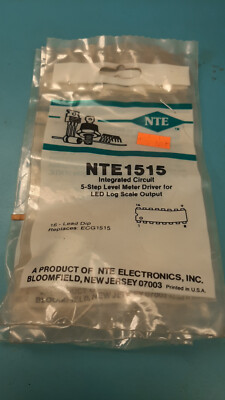 (3 PCS ) NTE1515 INT. CIRCUIT 5 STEP LEVEL METER DRIVER FOR LED LOG ...