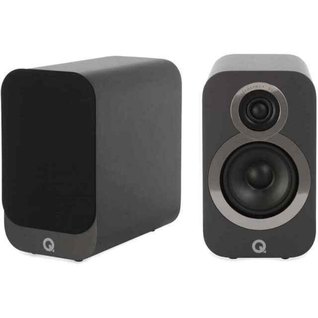 Q Acoustics 3010 Bookshelf/ Standmount Wired Speakers - Black for sale ...