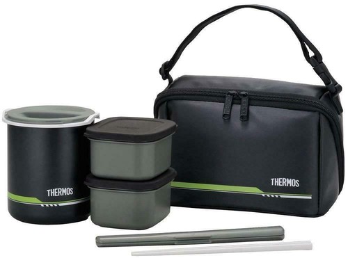 Thermos keeping warm bento box about 1 Matte Black DBQ-502 MTBK | eBay